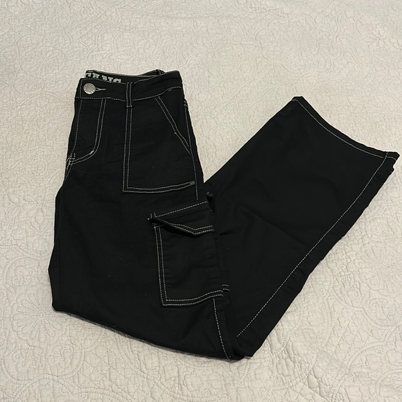 Jeans | Black Cargo Vip Jeans | Poshmark
